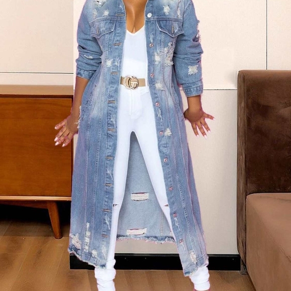 Jackets & Coats | Light Blue Denim Overalls With Classic Styling | Poshmark